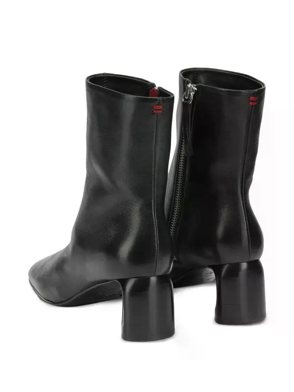 HALMANERA Leather Ankle Boots