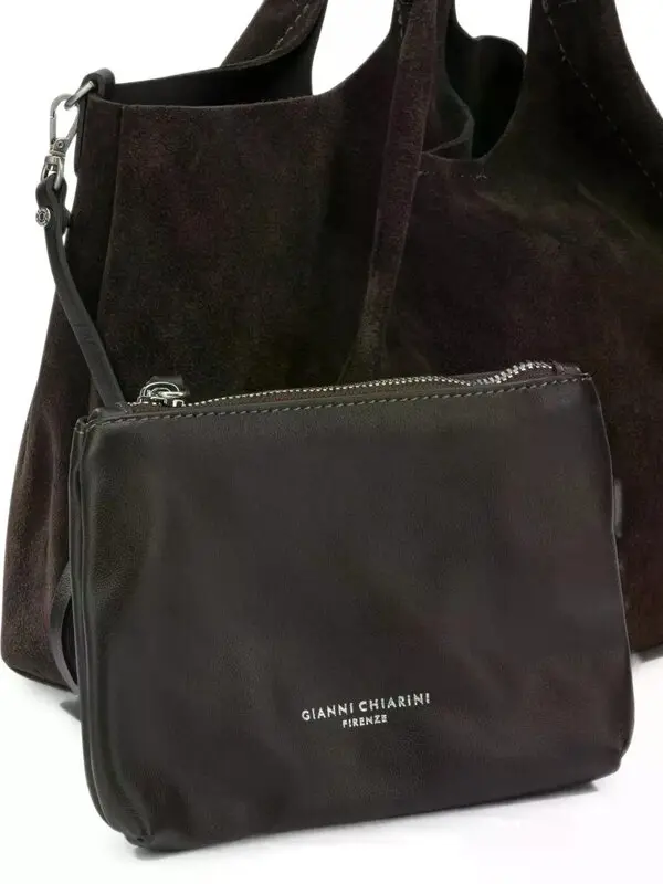 GIANNI CHIARINI Dua Suede Tote Bag