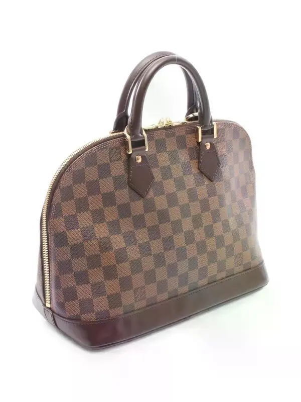 LOUIS VUITTON Alma Damier Ebène Tote Bag