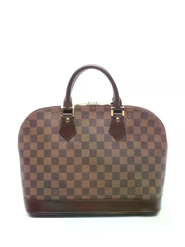 LOUIS VUITTON Alma Damier Ebene Tote Bag