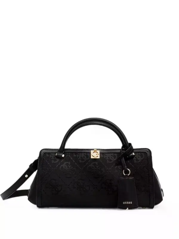 Guess Audrey Monogram-pattern Logo-plaque Shoulder Bag