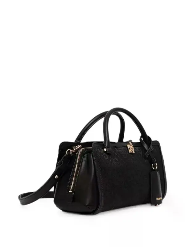 Guess Audrey Monogram-pattern Logo-plaque Shoulder Bag