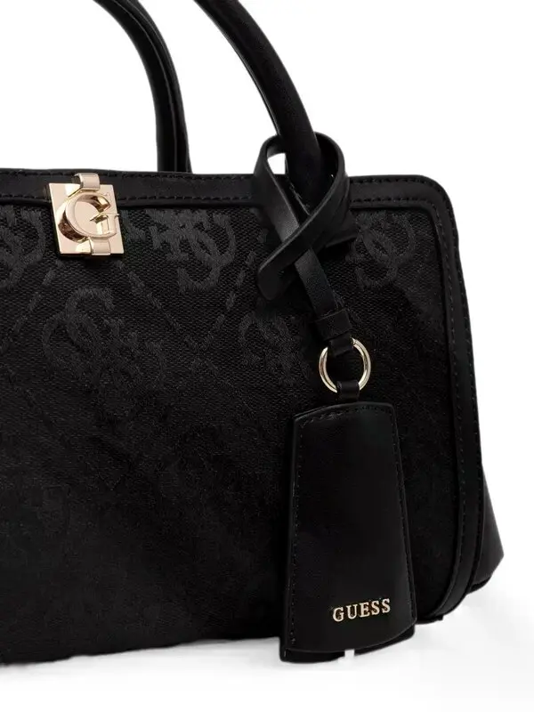 Guess Audrey Monogram-pattern Logo-plaque Shoulder Bag