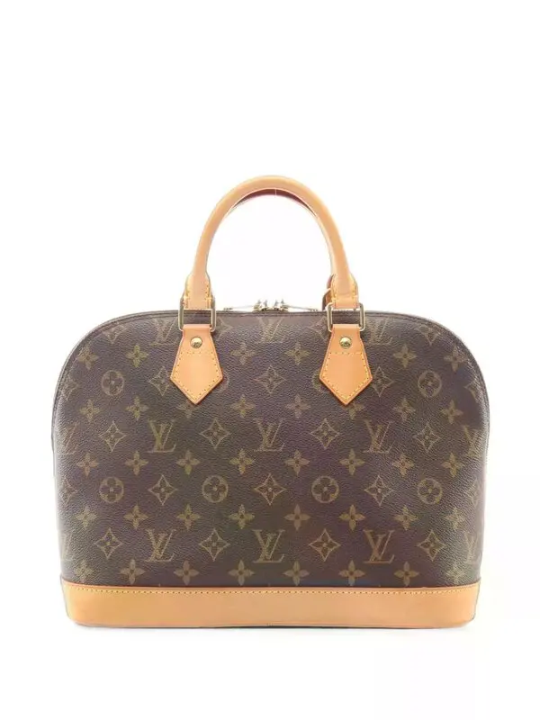 LOUIS VUITTON 2003 Pm Alma Monogram Tote Bag - Brown