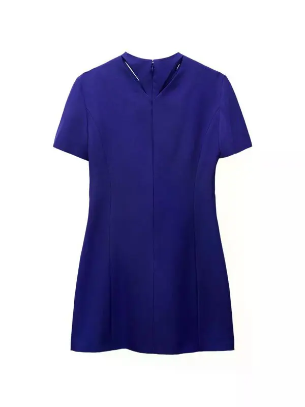 Versace Grain-de-poudre Wool Mini Dress