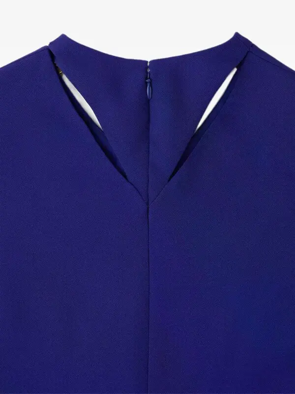 Versace Grain-de-poudre Wool Mini Dress