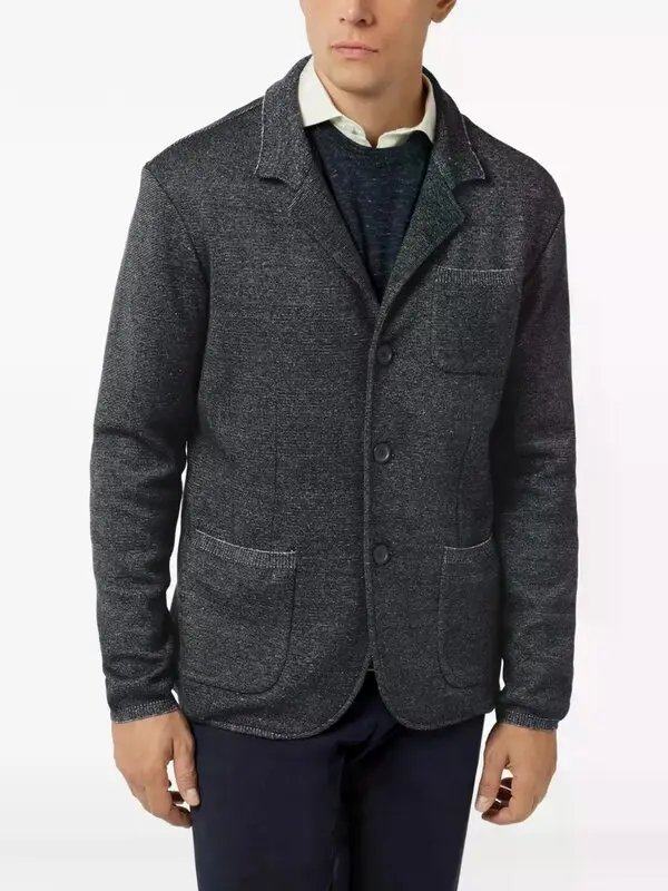 Paul & Shark Button-fastening Knitted Blazer