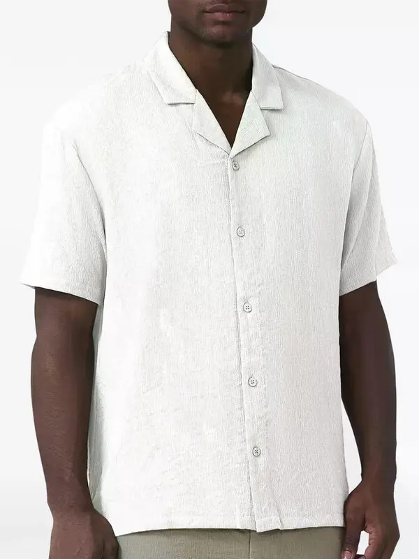 MAUVAIS Textured Short-sleeve Shirt