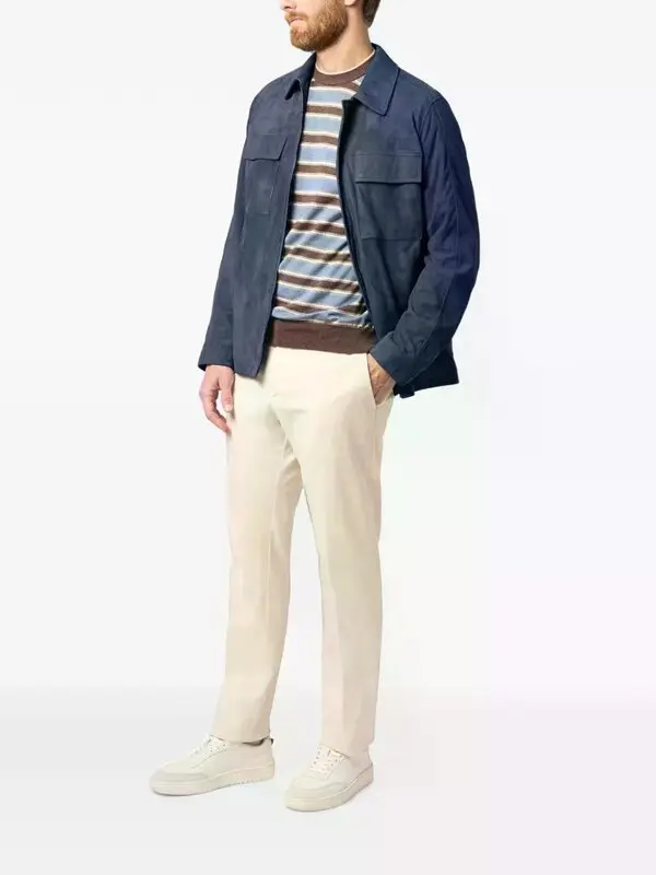 Paul & Shark Aqualeather Suede Jacket