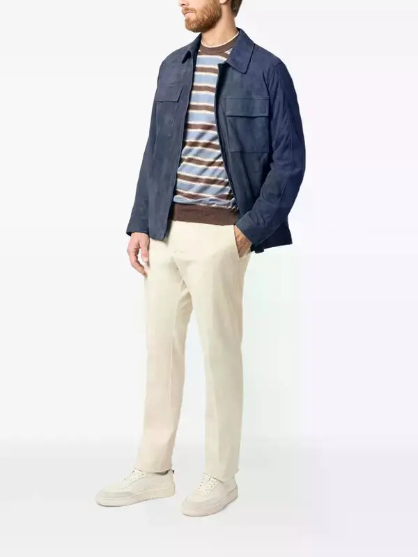Paul & Shark Suede Leather Jacket