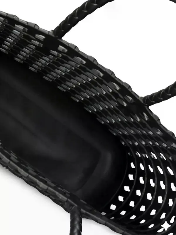 MARC ELLIS Flat Sunset Woven Tote Bag - Black