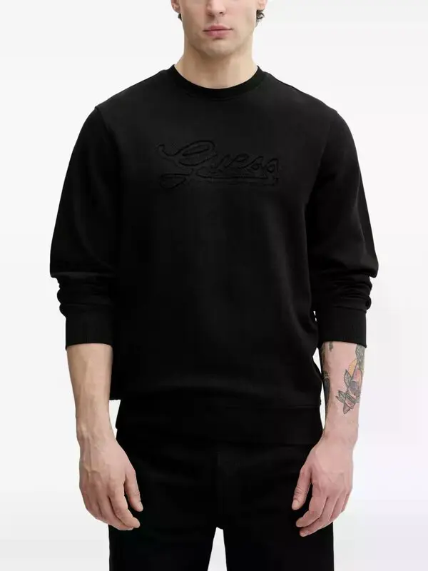 Guess Embroidered-logo Sweatshirt