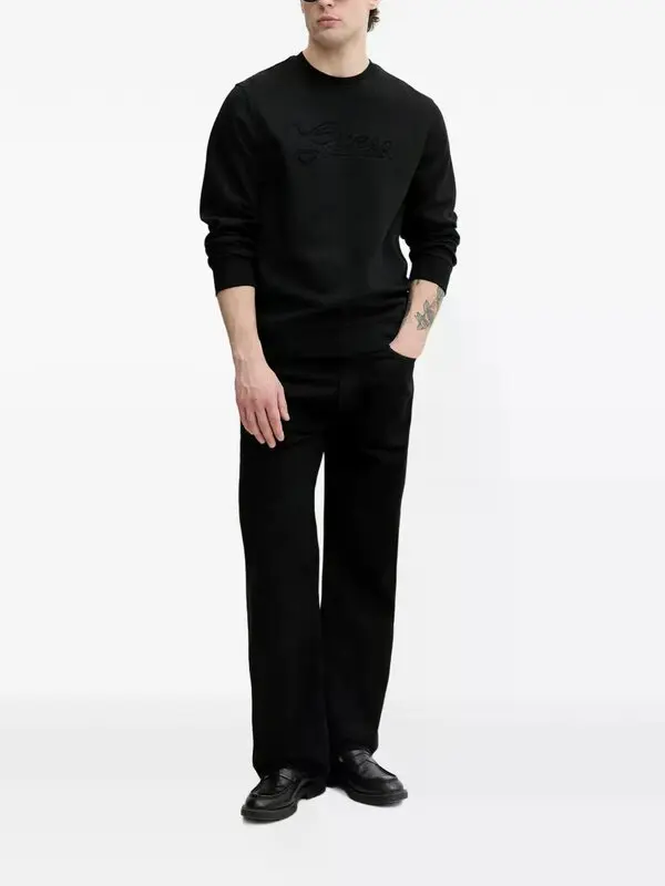 Guess Embroidered-logo Sweatshirt
