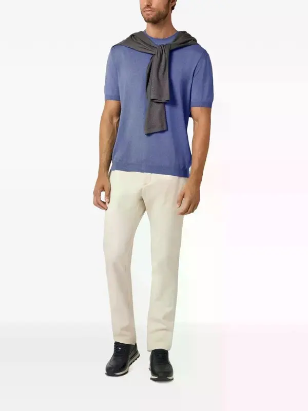 Paul & Shark Fine-knit Short-sleeve T-shirt