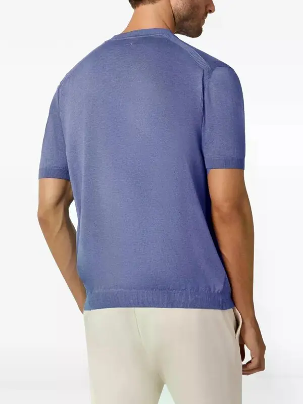 Paul & Shark Fine-knit Short-sleeve T-shirt