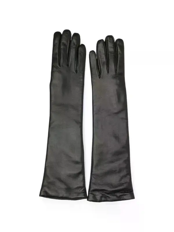 RESTELLI Cashmere-lined Leather Gloves