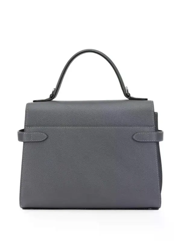LE TANNEUR Medium Emilie Envelope-flap Leather Tote Bag