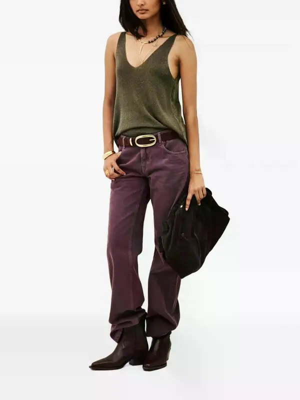 Ba&sh Zuani V-neck Knitted Tank Top