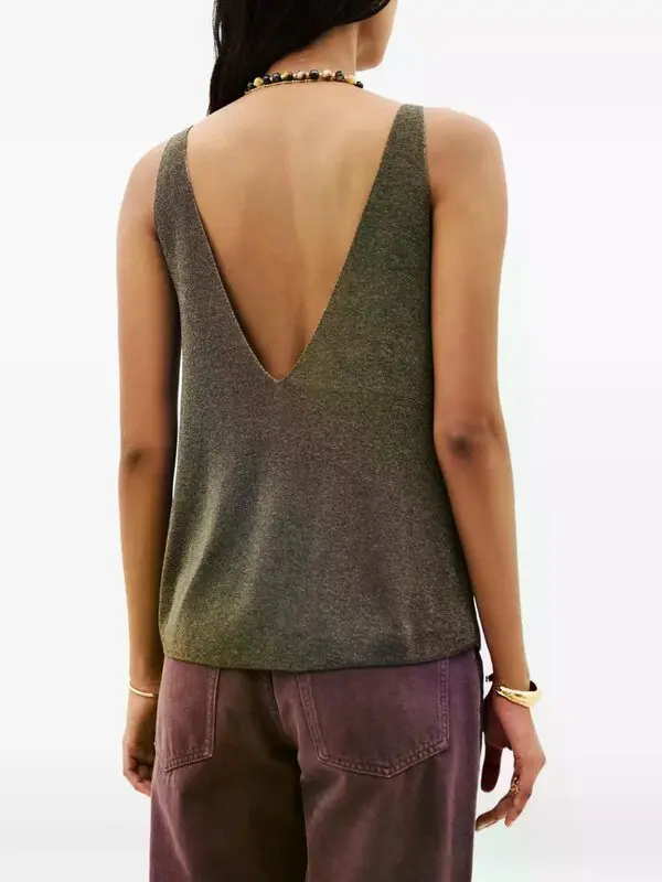 Ba&sh Zuani V-neck Knitted Tank Top