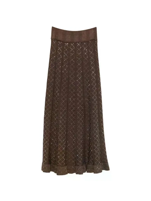 Sandro Elasticated-waistband Maxi Skirt