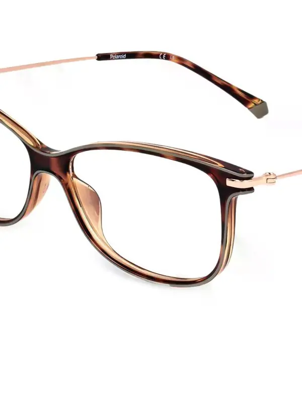 POLAROID Tortoiseshell-effect Cat-eye Glasses
