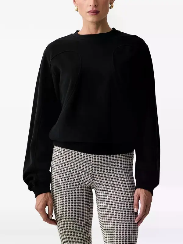 Patrizia Pepe Logo-patch Sweateshirt - Black