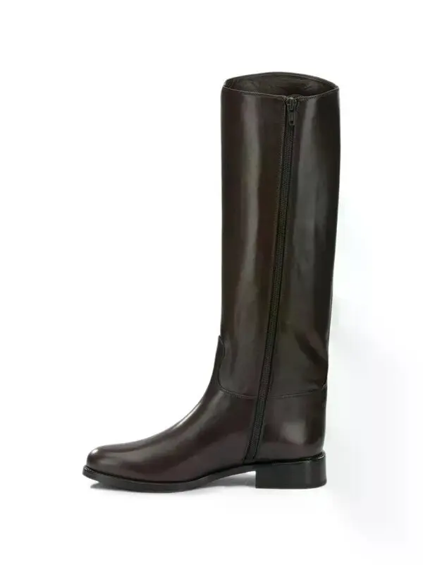 MARETTO Knee-high Leather Boots - Brown