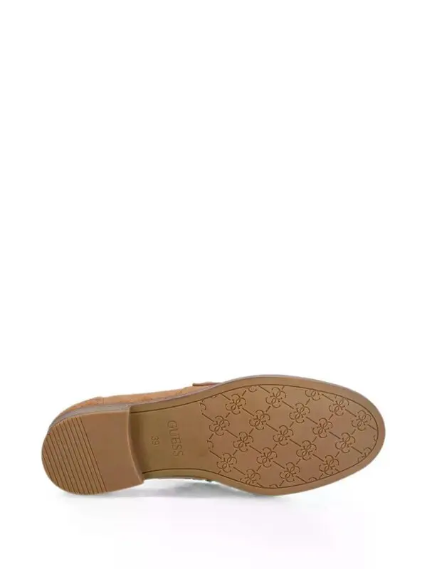 Guess Logo-plaque Suede Loafers