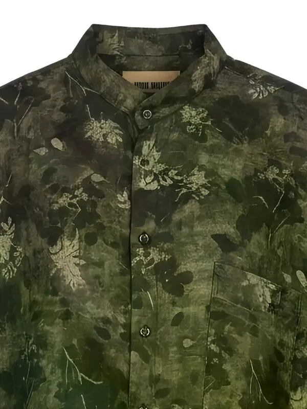 UMA WANG Floral-print Button-up Shirt