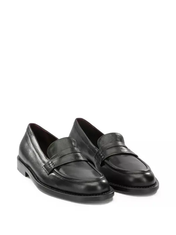 POMME D´OR Leather Penny-slot Loafers