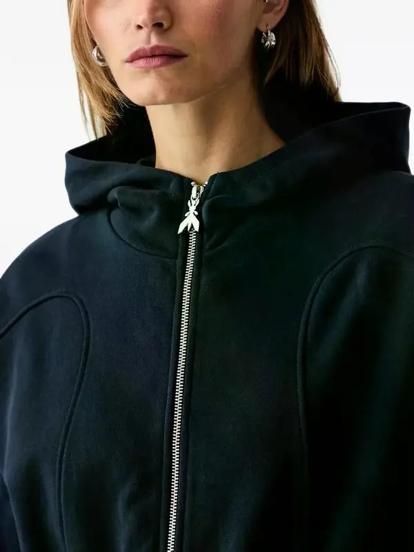 Patrizia Pepe Zip-up Cropped Hoodie