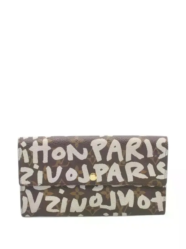 LOUIS VUITTON 2001 Graffiti Monogram Wallet
