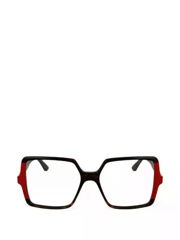 Karl Lagerfeld Tortoiseshell-effect Square-frame Glasses