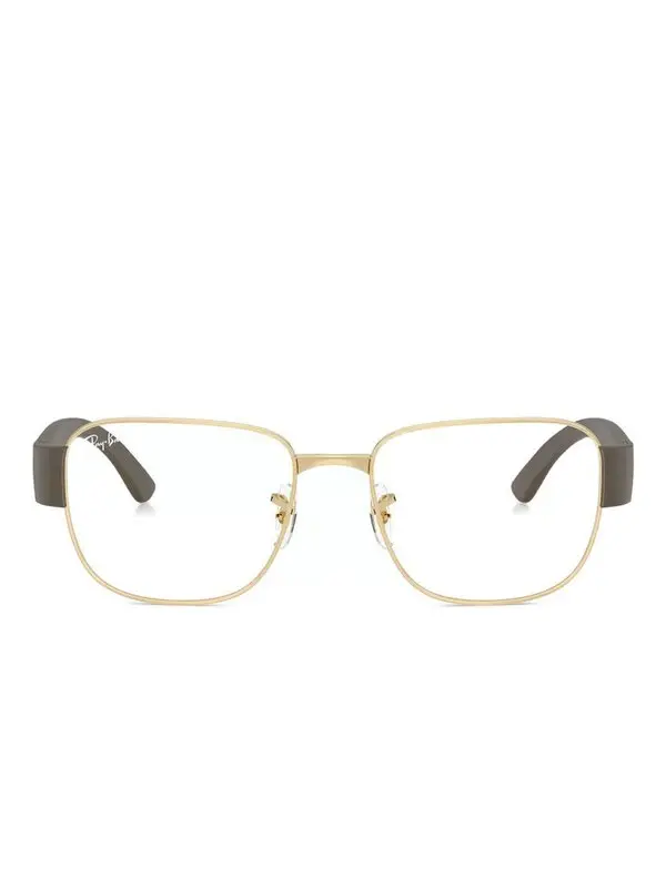 Ray-ban Frame Rectangle Glasses - Gold