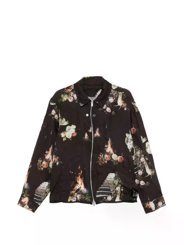 Undercover Floral Print Zip Jacket