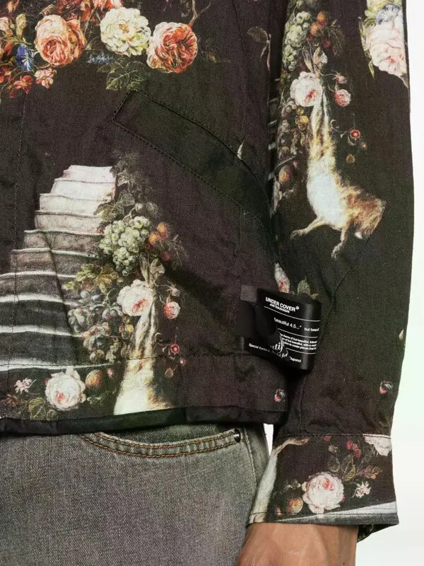 Undercover Floral Print Zip Jacket