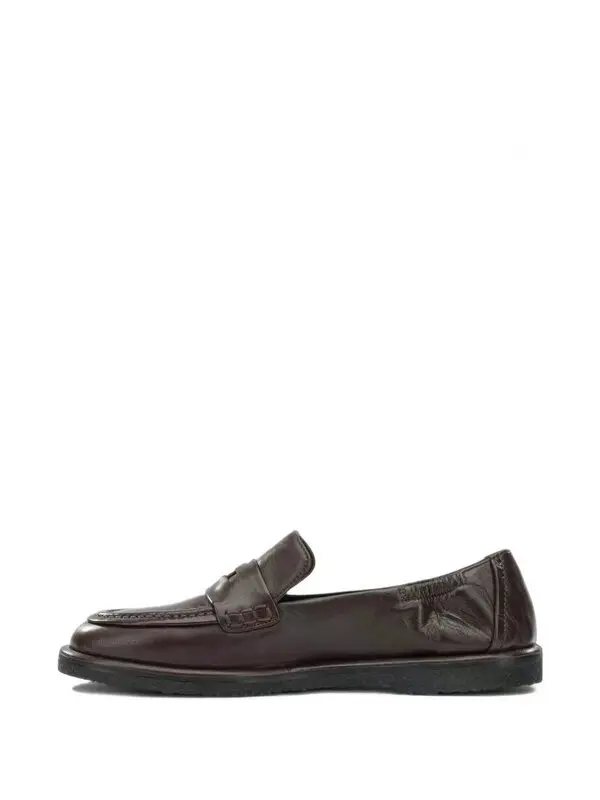 POMME D´OR Logo-plaque Leather Loafers