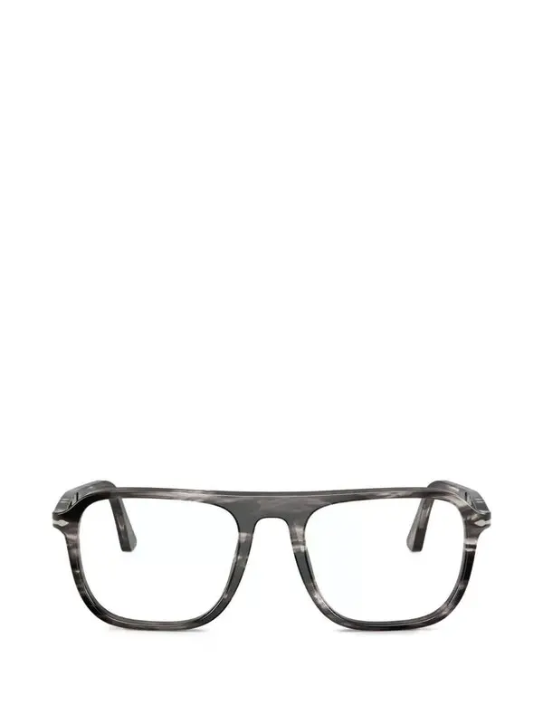 Persol Jacques Stripe-pattern Glasses - Grey
