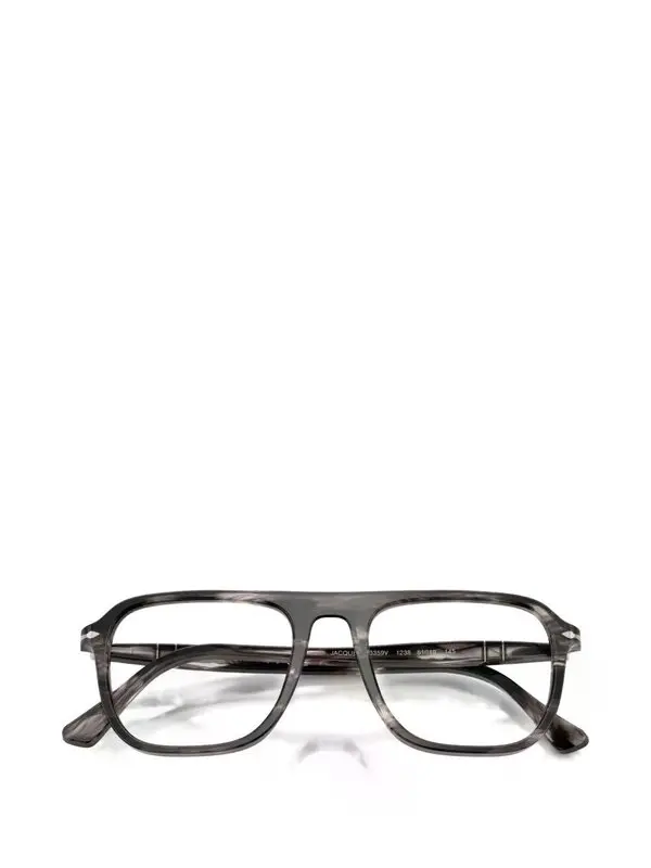 Persol Jacques Stripe-pattern Glasses