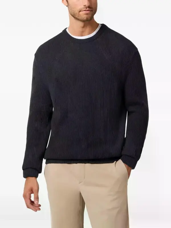 Paul & Shark Piuma Ribbed-knit Sweater - Blue