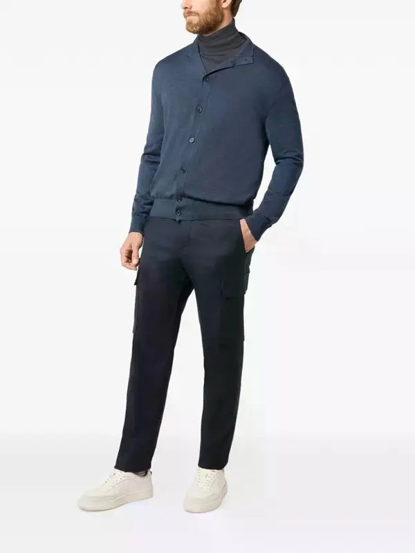 Paul & Shark Roll-neck Merino Sweater - Blue