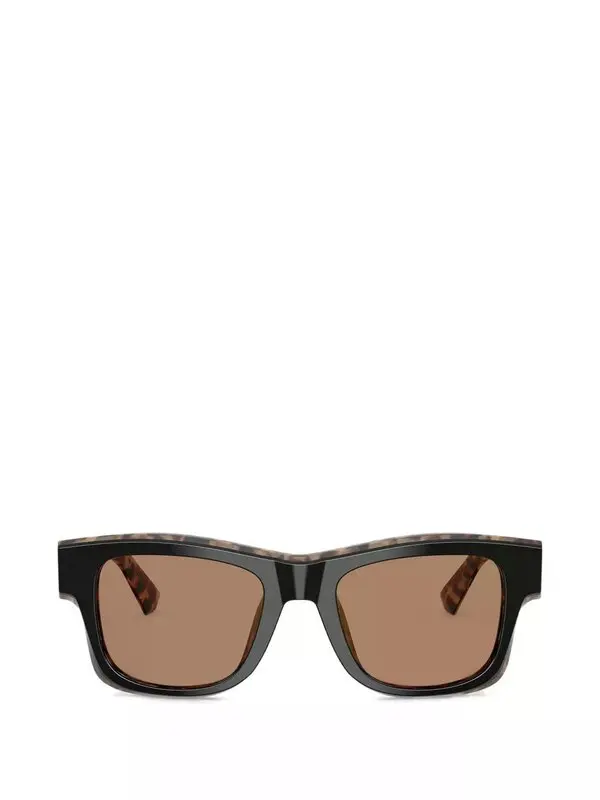 Dolce & Gabbana Havana Rectangle Sunglasses