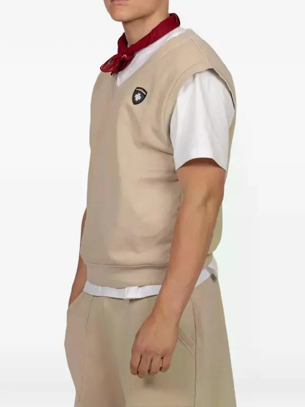 PODHIO Logo-patch V-neck Vest