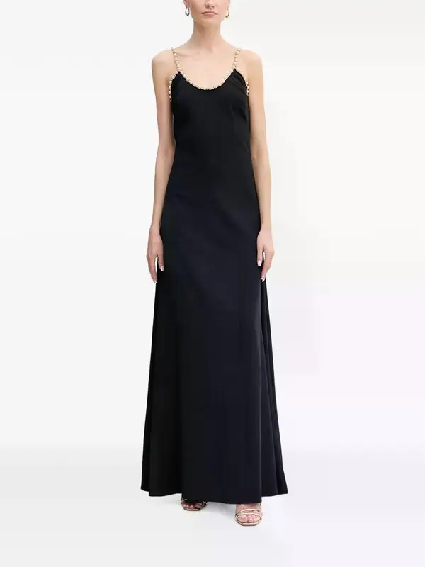 SILVIAN HEACH Strap-embellished Maxi Dress