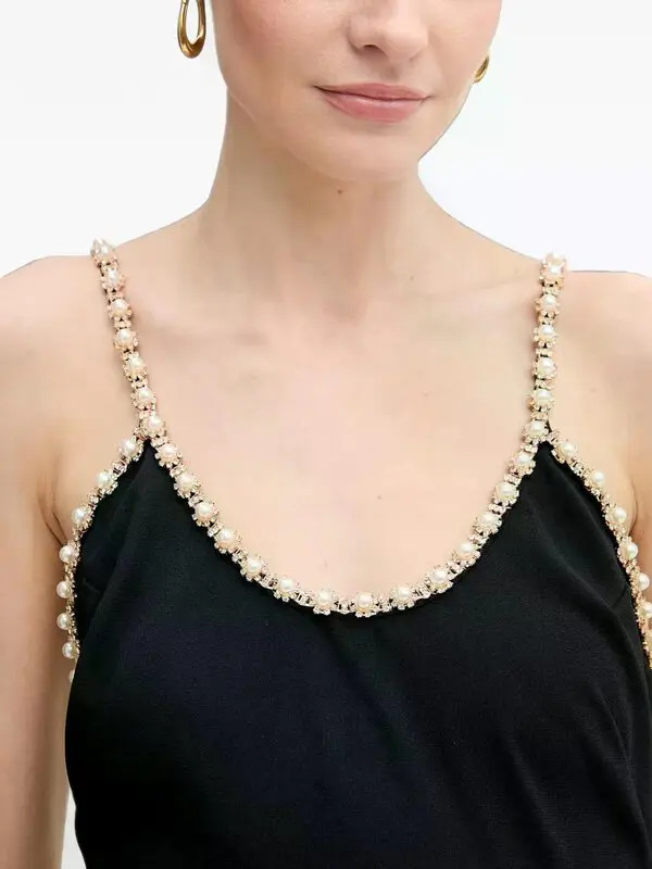 SILVIAN HEACH Strap-embellished Maxi Dress
