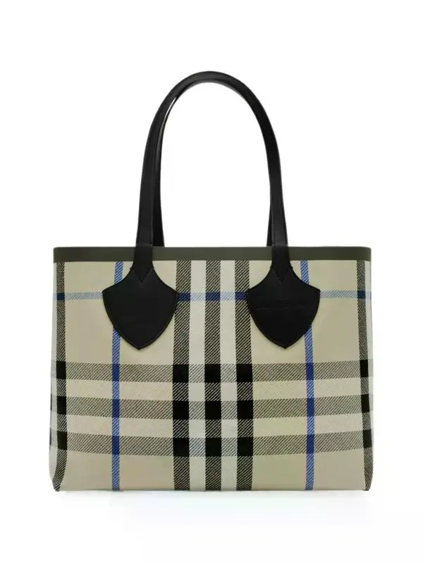 Burberry Check Tote - Neutrals