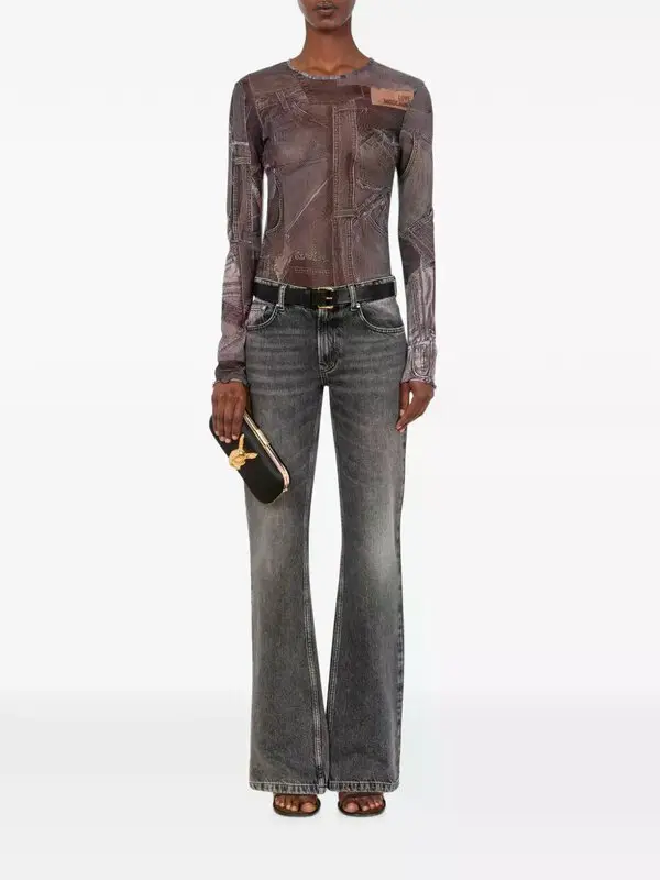 Moschino Logo-patch Jeans