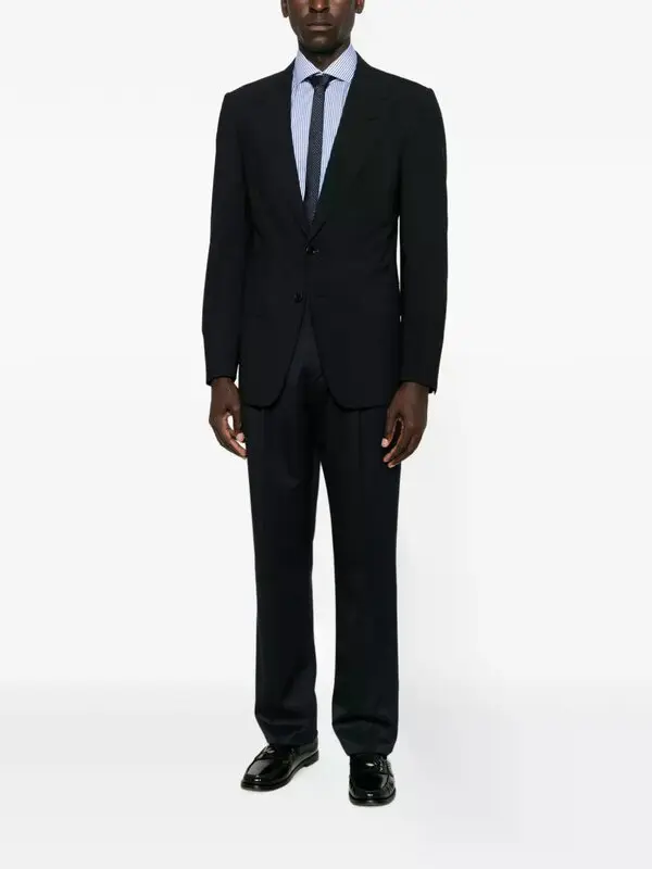 LARDINI Pleated Straight-leg Trousers