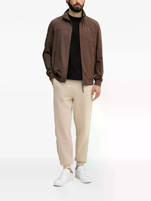 Guess Logo-patch Zip-up Jacket