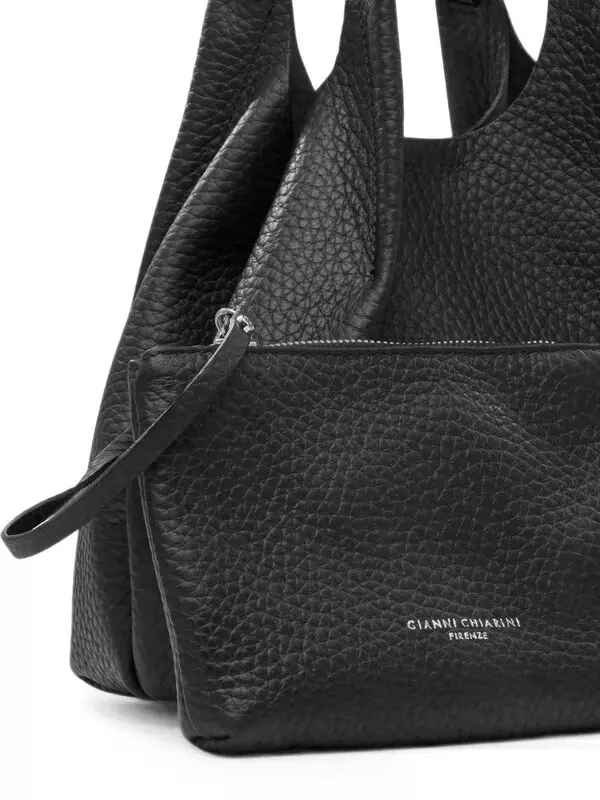 GIANNI CHIARINI Medium Dua Pebbled Leather Tote Bag